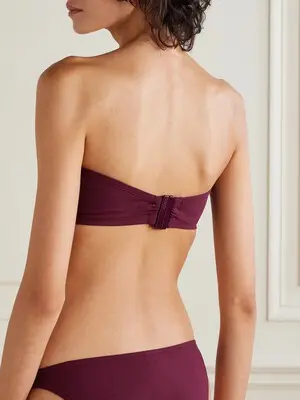 ERES Les Essentiels Gang Triangle Bikini Top - Burgundy