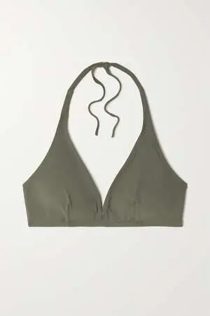 ERES Les Essentiels Gang Triangle Bikini Top Green
