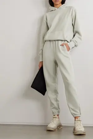 LES TIEN Cotton-jersey Track Pants