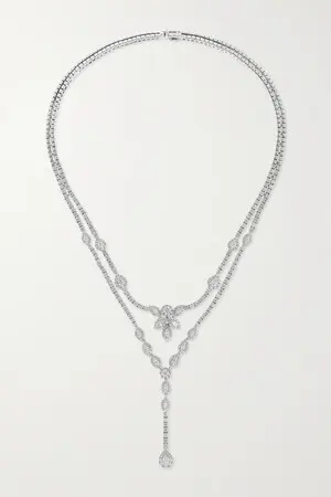 Yeprem 18-karat White Gold Diamond Necklace White Gold