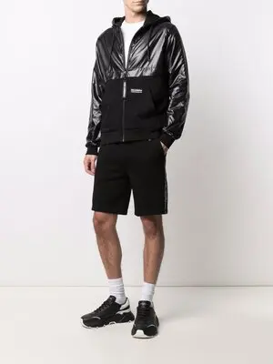 Karl Lagerfeld Logo-tape Drawstring Track Shorts