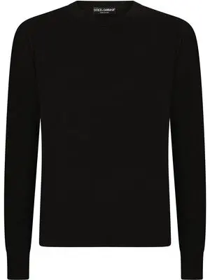 Dolce & Gabbana Round-neck Cashmere Jumper - Black