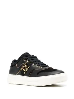 FERRAGAMO Borg Logo Low-top Sneakers - Black