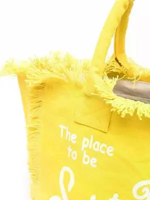 MC2 SAINT BARTH Logo Print Tote Bag