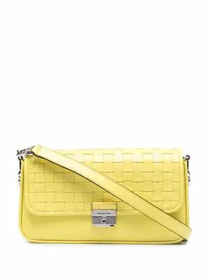 Michael Kors Interwoven Leather Shoulder Bag