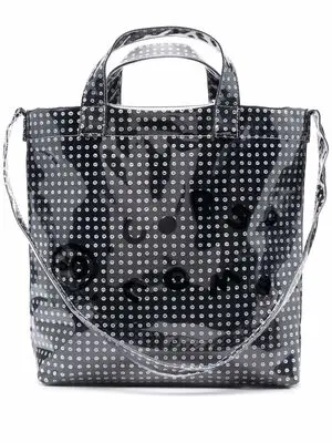 10 CORSO COMO Logo Print Coated Tote Bag
