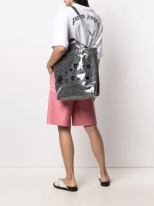 10 CORSO COMO Logo Print Coated Tote Bag