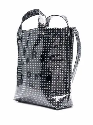 10 CORSO COMO Logo Print Coated Tote Bag