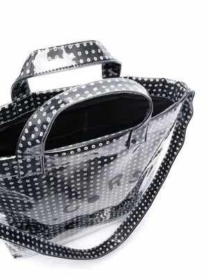 10 CORSO COMO Logo Print Coated Tote Bag
