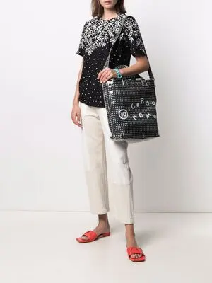 10 CORSO COMO Coated Logo-print Tote Bag