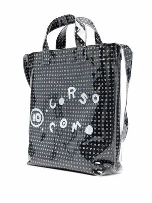 10 CORSO COMO Coated Logo-print Tote Bag
