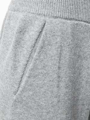 BARRIE Flared Knitted Trousers