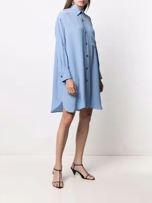 BLANCA VITA Patch-pocket Shirt Dress