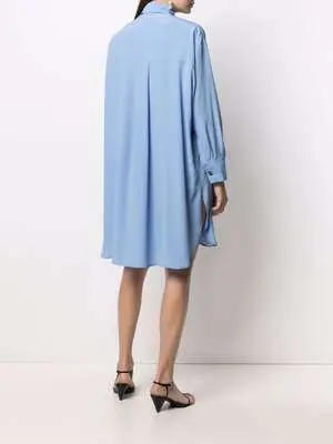 BLANCA VITA Patch-pocket Shirt Dress