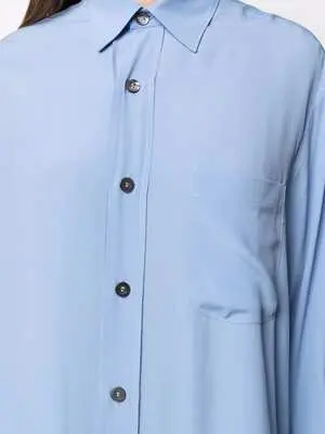 BLANCA VITA Patch-pocket Shirt Dress
