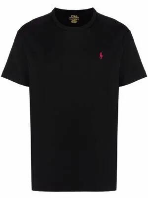 Polo Ralph Lauren Embroidered Logo T-shirt - Black