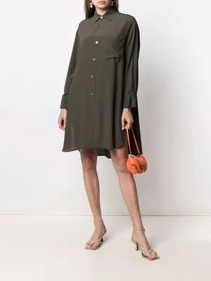 BLANCA VITA Flared Shirt Dress