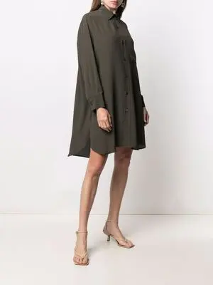 BLANCA VITA Flared Shirt Dress