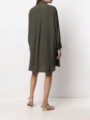 BLANCA VITA Flared Shirt Dress