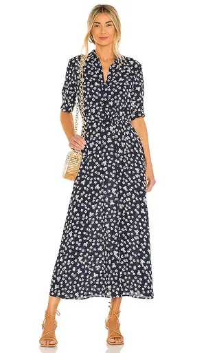 Steve Madden Floral Education Dress In Navy