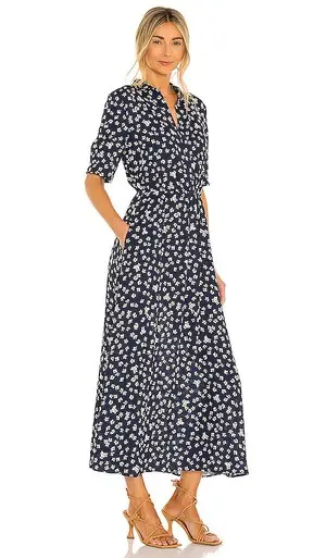 Steve Madden Floral Education Dress In Navy