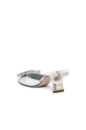 Miu Miu Metallic Sandals