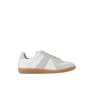 Paneled Leather Sneakers for Women