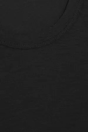 JAMES PERSE Slub Cotton-jersey Long-sleeve Top - Black