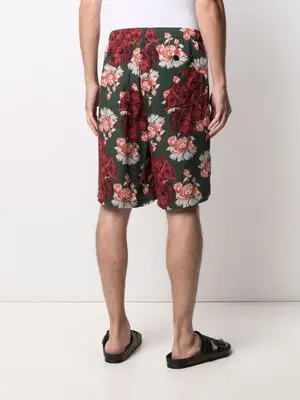 Undercover Rose-print Bermuda Shorts