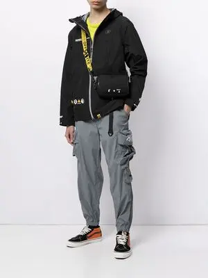 AAPE BY *A BATHING APE® Logo-print Hooded Rain Jacket