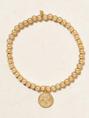 SYDNEY EVAN Aries 14-karat Diamond Bracelet - Gold