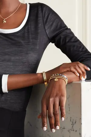 SYDNEY EVAN Taurus 14-karat Diamond Bracelet