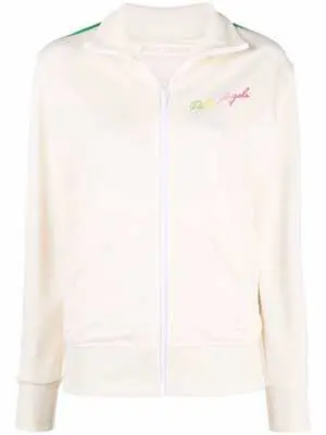 Palm Angels Miami Logo Sports Jacket - Neutrals