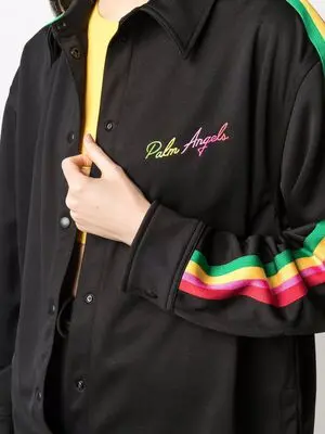 Palm Angels Miami Logo-embroidered Shirt