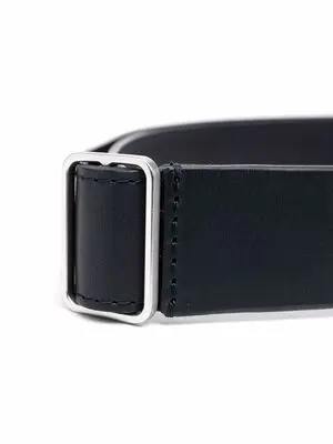 ORTIGNI Concealed Leather Belt - Blue
