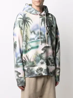 Palm Angels Paradise Logo Hoodie