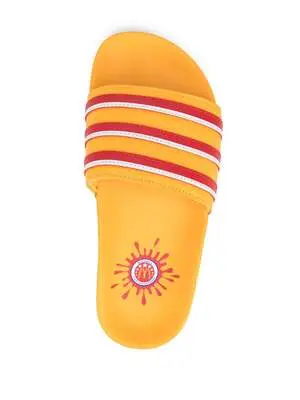 Adidas X Mcdonalds Stripe Pattern Slides
