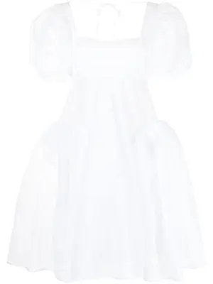 Cecilie Bahnsen Puff-sleeve Midi Dress