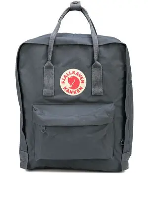 Fjallraven Kånken Backpack With Logo Patch - Grey