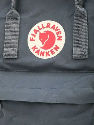 Fjallraven Kånken Backpack With Logo Patch - Grey