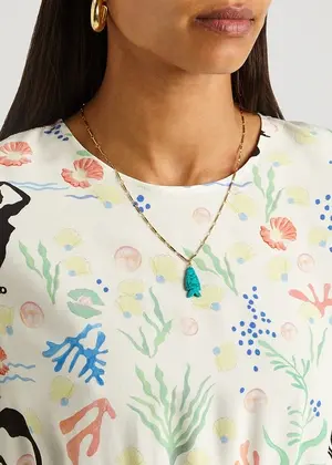 Gimaguas Fish Gold-plated Necklace