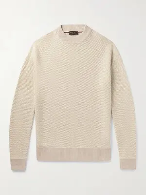 Loro Piana Linen And Cashmere-blend Sweater