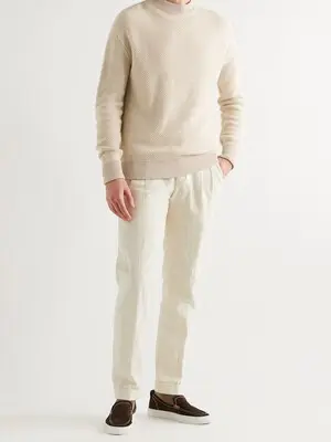Loro Piana Linen And Cashmere-blend Sweater