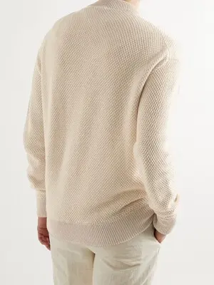 Loro Piana Linen And Cashmere-blend Sweater