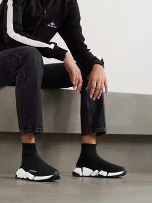 Balenciaga Speed 2.0 Logo High-top Sneakers