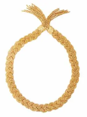 AURÉLIE BIDERMANN Miki Braided Necklace - Gold