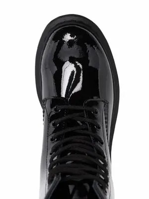 Dr. Martens High-shine Leather Ankle Boots