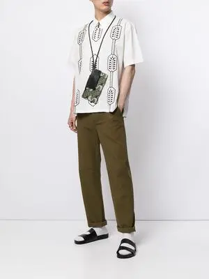 PORTS V Floral Paisley-print Strap Cardholder