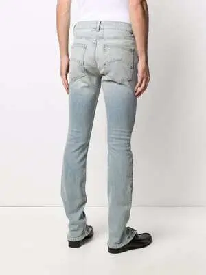 Rhude Slim-fit Jeans With Zip Cuff