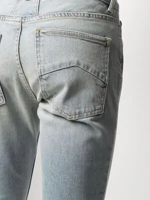 Rhude Slim-fit Jeans With Zip Cuff